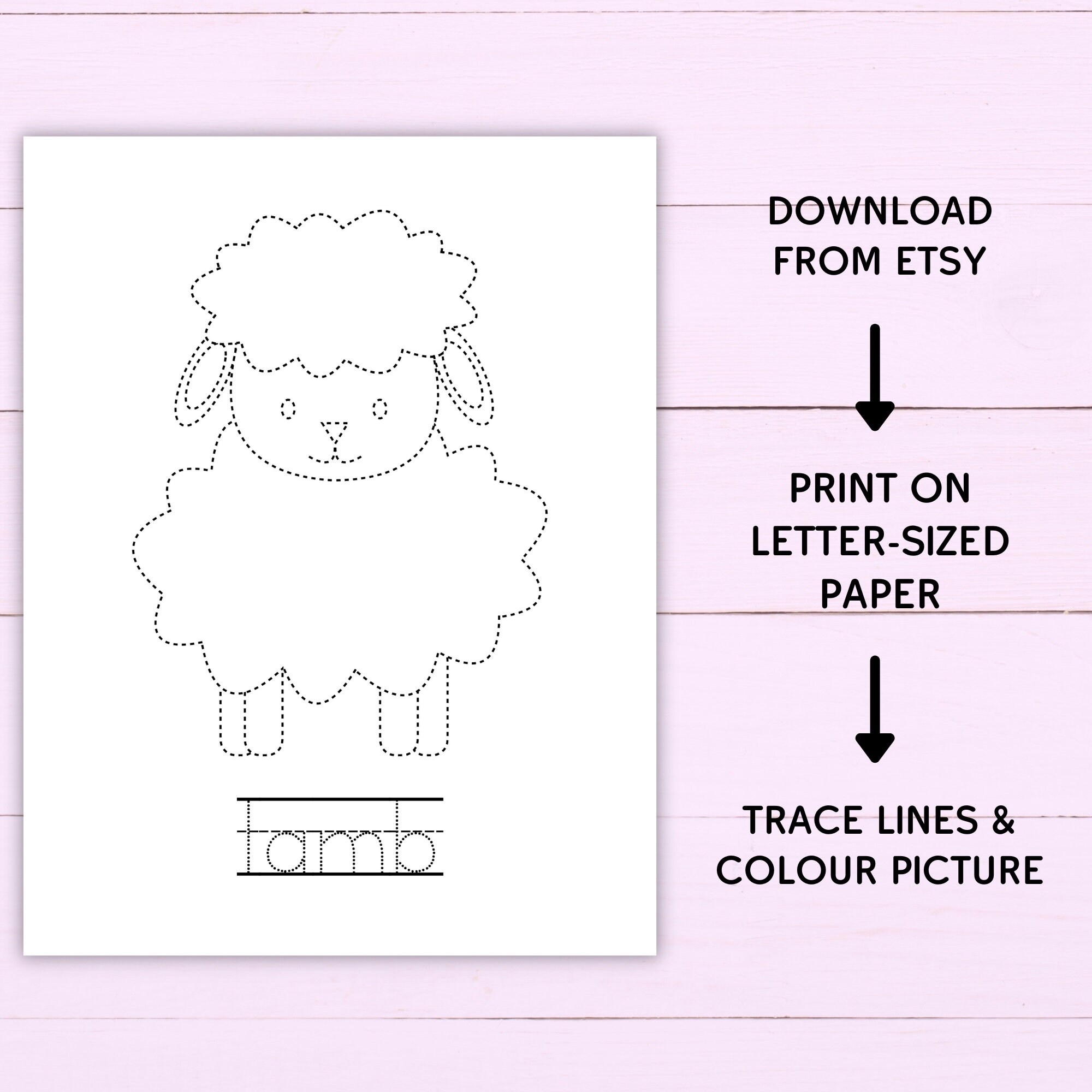 Printable Easter Tracing Sheets Tracing Worksheets for Preschool ...