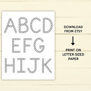 Q-tip Alphabet Tracing Sheets - Uppercase Letters + Lowercase Letters ...