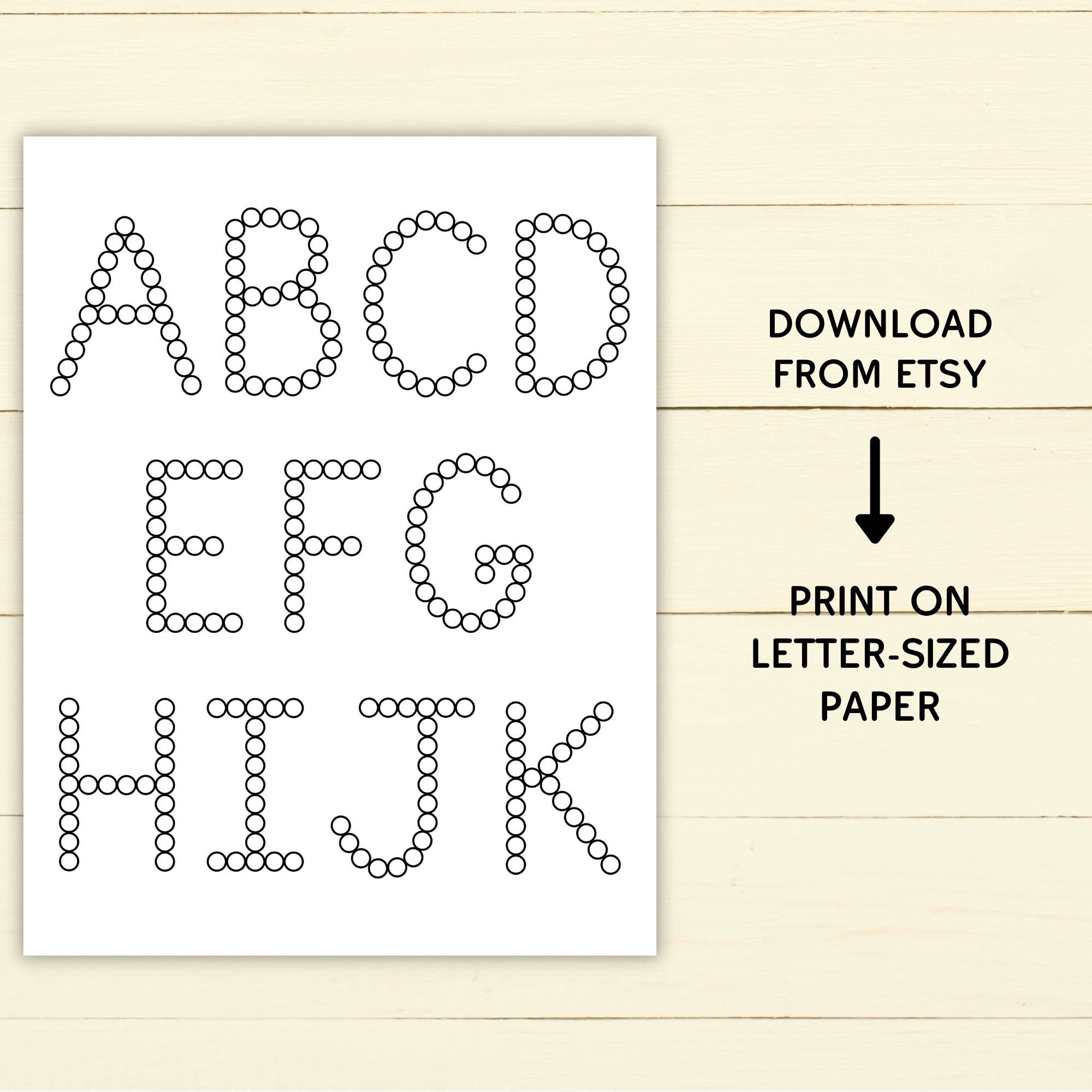 Q-tip Alphabet Tracing Sheets - Uppercase Letters + Lowercase Letters ...