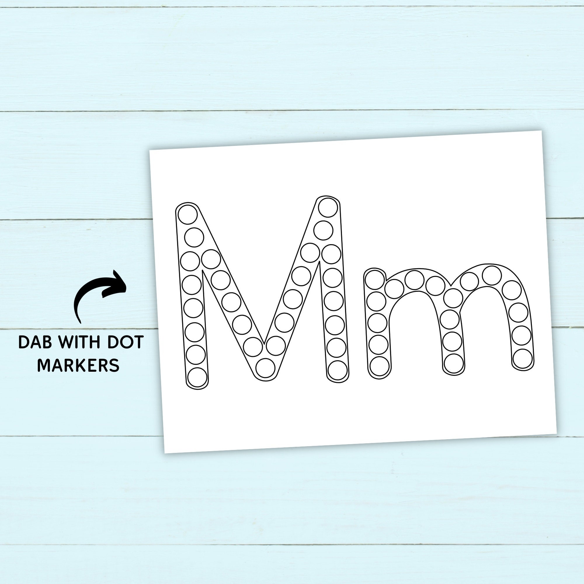 Printable Alphabet Dot Marker Pages - Alphabet Do-at-dot Worksheets ...