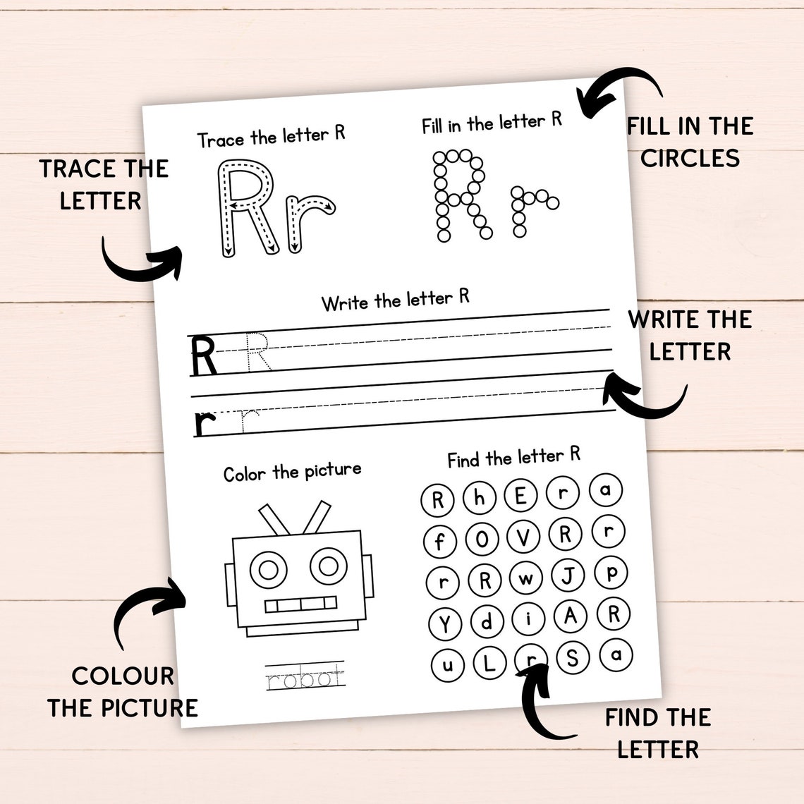 Alphabet Review Printable - Alphabet Revision Sheets - Letters ...