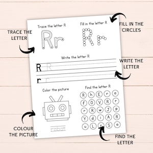 Alphabet Review Printable - Alphabet Revision Sheets - Letters ...