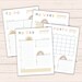 Printable Boho Daily + Weekly + Monthly Planner Page Bundle With Bonus ...