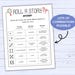 Roll a Mystery Story - Creative Writing Prompt Activity - Printable ...