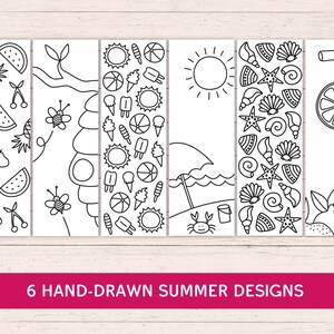 Bundle of 24 Coloring Bookmarks Spring Summer Fall - Etsy