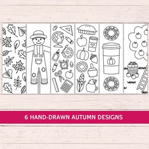 Bundle of 24 Coloring Bookmarks - Spring + Summer + Fall + Winter - PDF ...