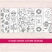 Bundle of 24 Coloring Bookmarks - Spring + Summer + Fall + Winter - PDF ...