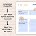 Printable Boho To-do List US Letter A4 Editable Instant Download Blank ...