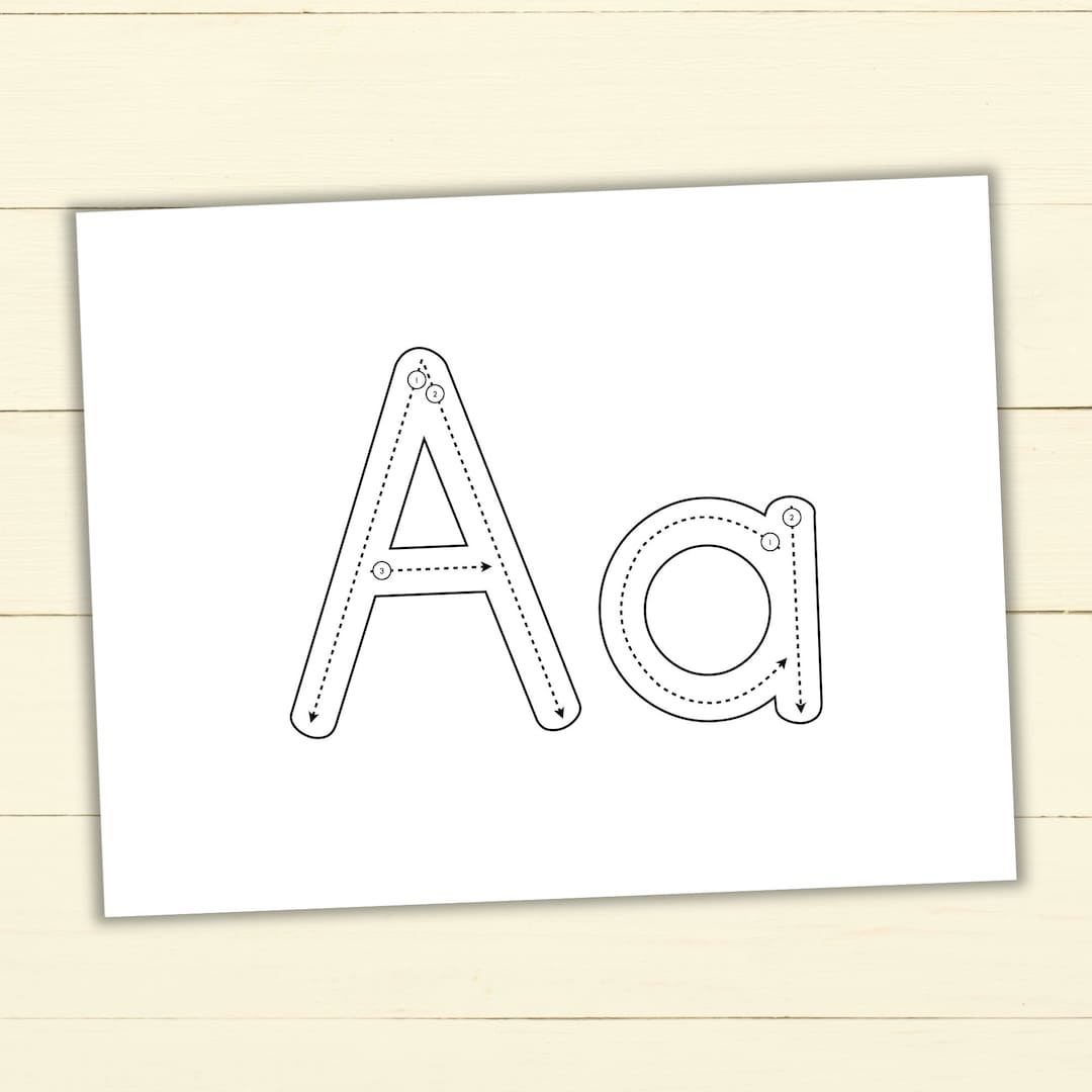Printable Alphabet Tracing Sheets - Letter Tracing Worksheets - ABC ...