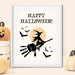 Halloween Witch's Broom Handprint Craft Template - Handprint Art Kit ...