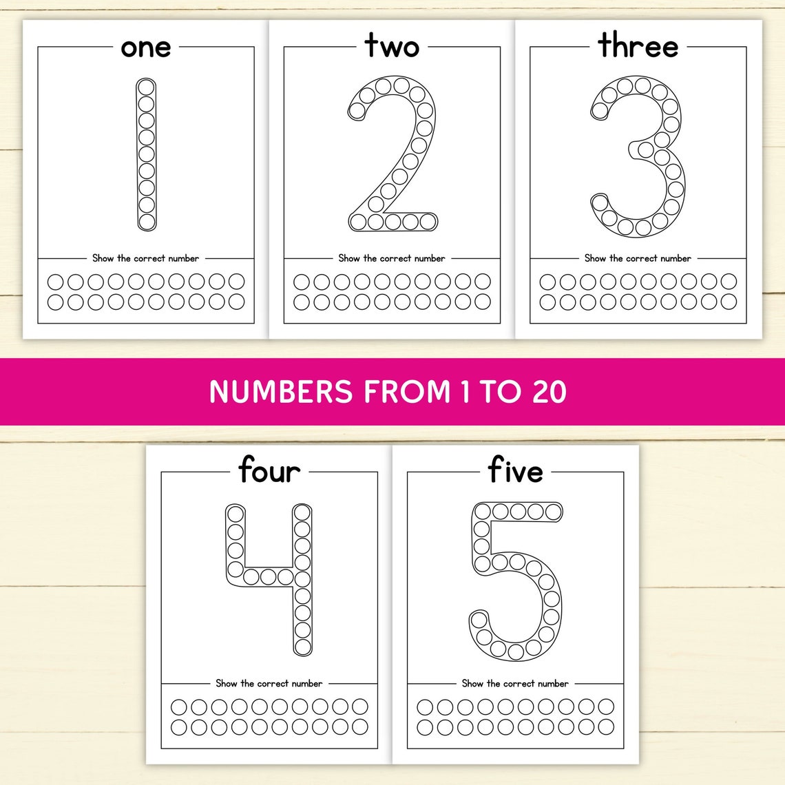 Dot-to-dot Numbers 1-20 - Printable Learning Activity for Kids ...
