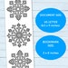 Printable Winter Coloring Bookmarks - Set of 6 - PDF Instant Digital ...