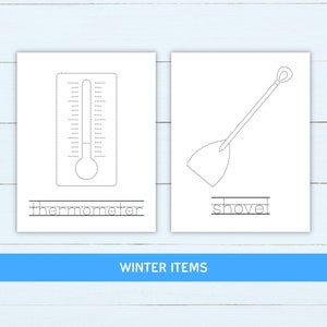 Printable Winter Tracing Sheets - Tracing Worksheets for Preschool ...