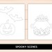 Printable Halloween Trace & Color Sheets Tracing Worksheets - Etsy Canada