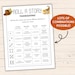 Thanksgiving Roll a Story - Creative Writing Prompt Activity ...