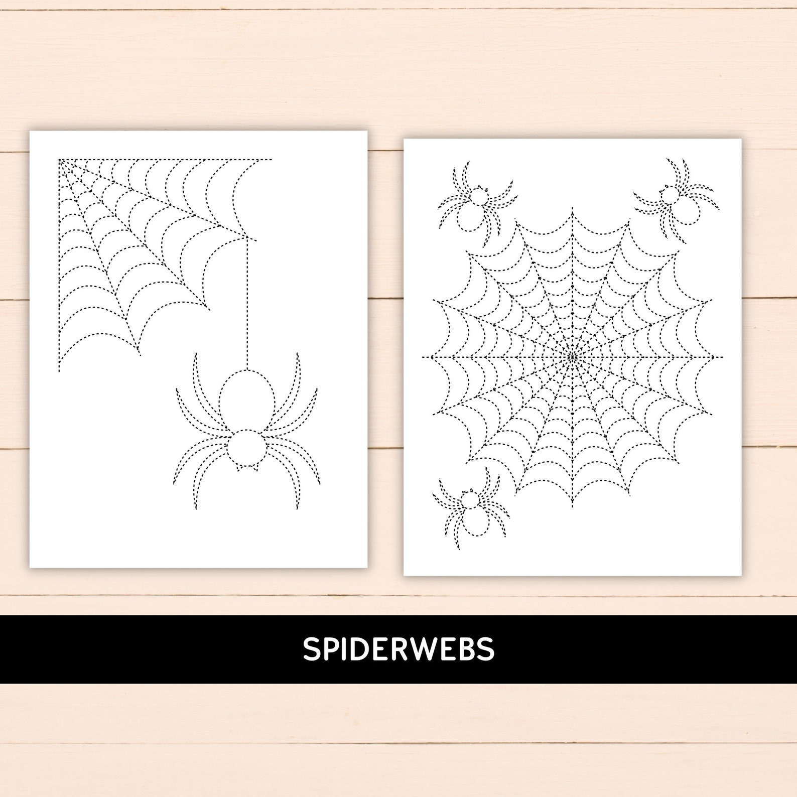 Printable Halloween Trace & Color Sheets - Tracing Worksheets for ...