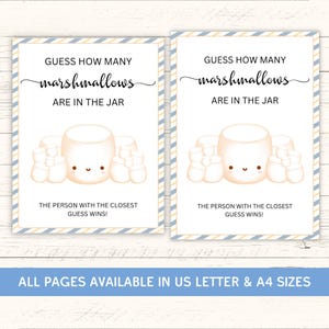 Marshmallow Guessing Game - Marshmallow Guessing Jar Game - Guess How ...