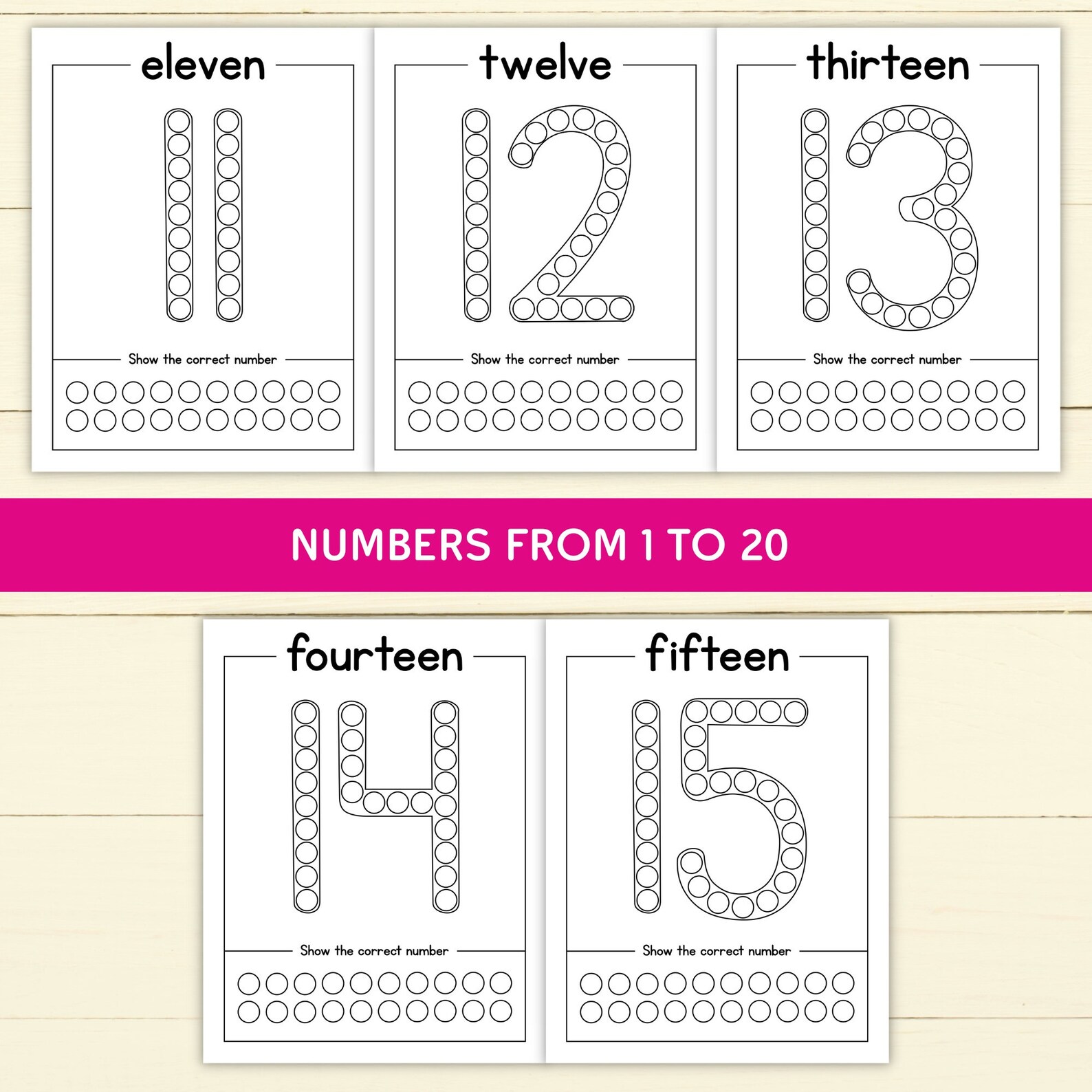 Dot-to-dot Numbers 1-20 - Printable Learning Activity for Kids ...