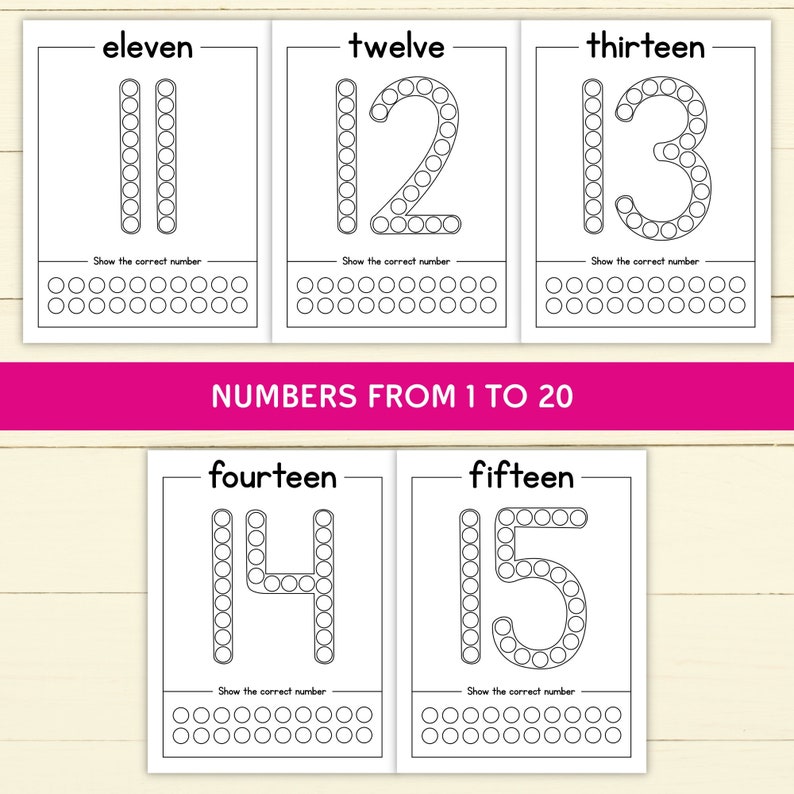 Dot-to-dot Numbers 1-20 - Printable Learning Activity for Kids ...