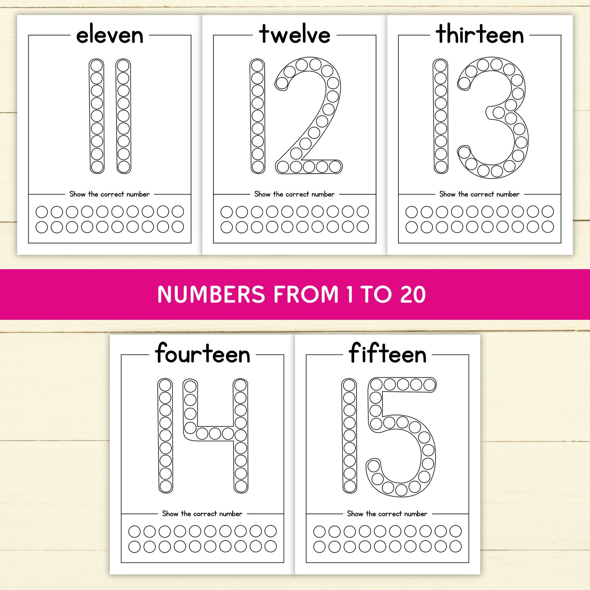 Dot-to-dot Numbers 1-20 - Printable Learning Activity for Kids ...
