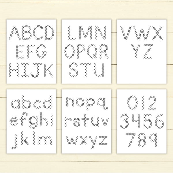Dot-to-dot Numbers 1-20 Printable Learning Activity for Kids Toddlers ...