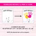 Handprint Balloon Birthday Art - Happy Birthday Handprint Art - DIY ...