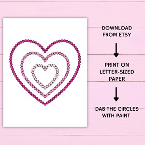 Valentine's Day Q-tip Tracing Sheets - Printable Preschool Worksheets ...