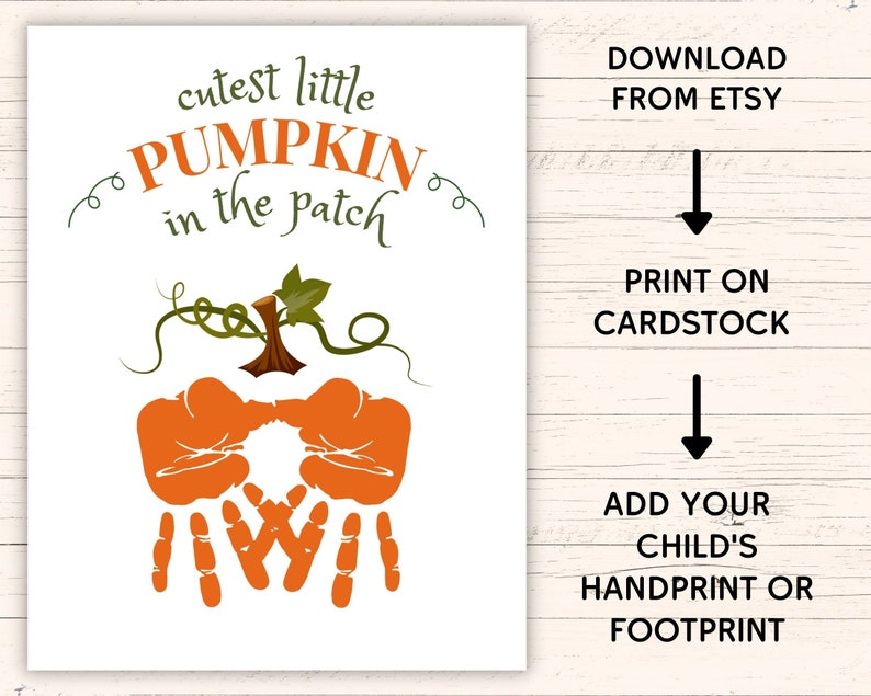 Printable cutest Pumpkin in the Patch (Instant Download) - Etsy
