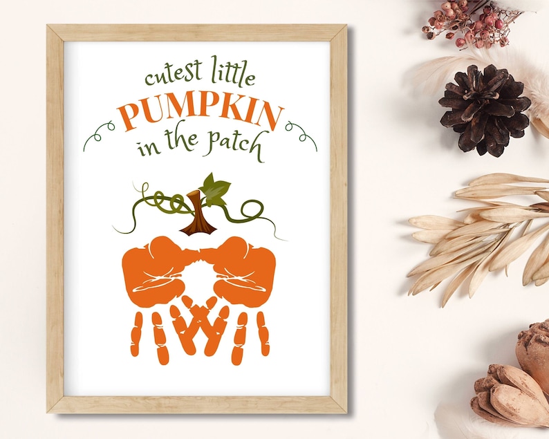 Printable cutest Pumpkin in the Patch (Instant Download) - Etsy