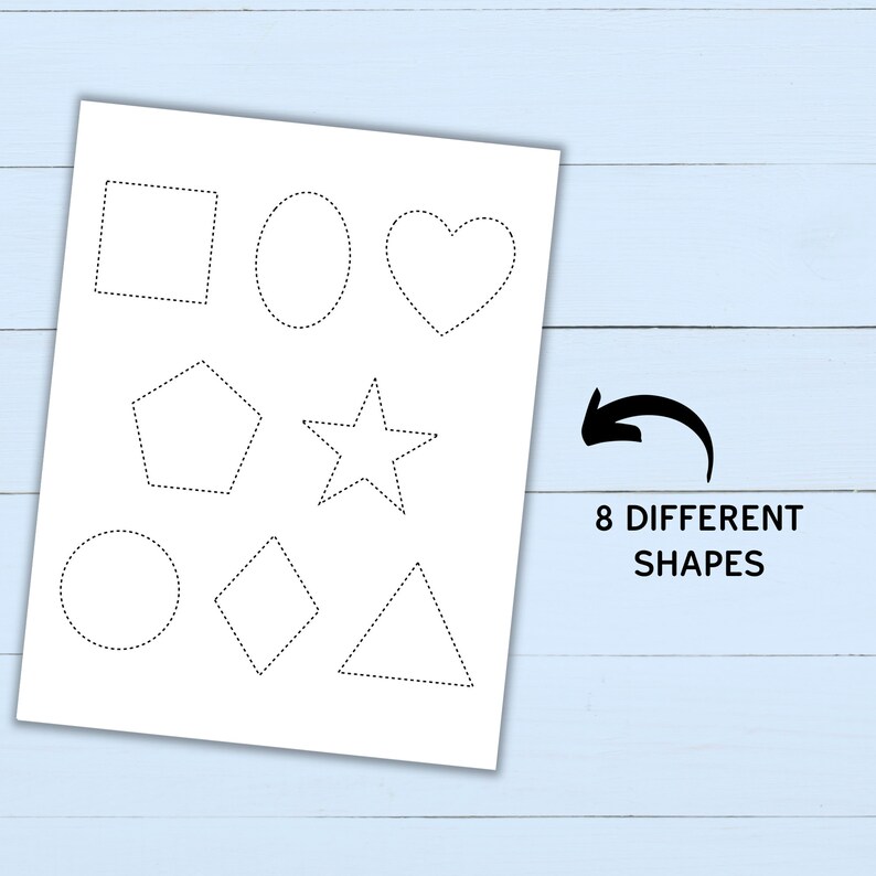 41-PAGE BUNDLE - Cutting Practice & Tracing Worksheets - Beginning ...