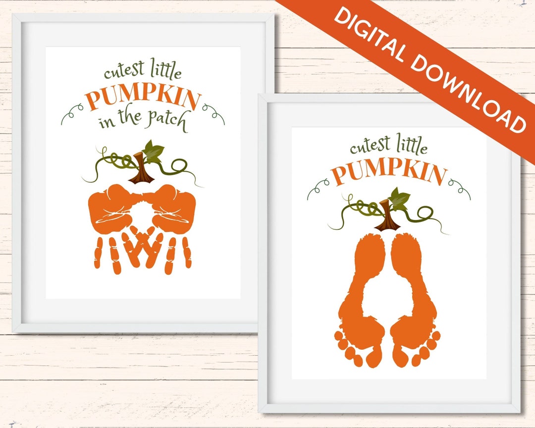 Printable cutest Pumpkin in the Patch (Instant Download) - Etsy