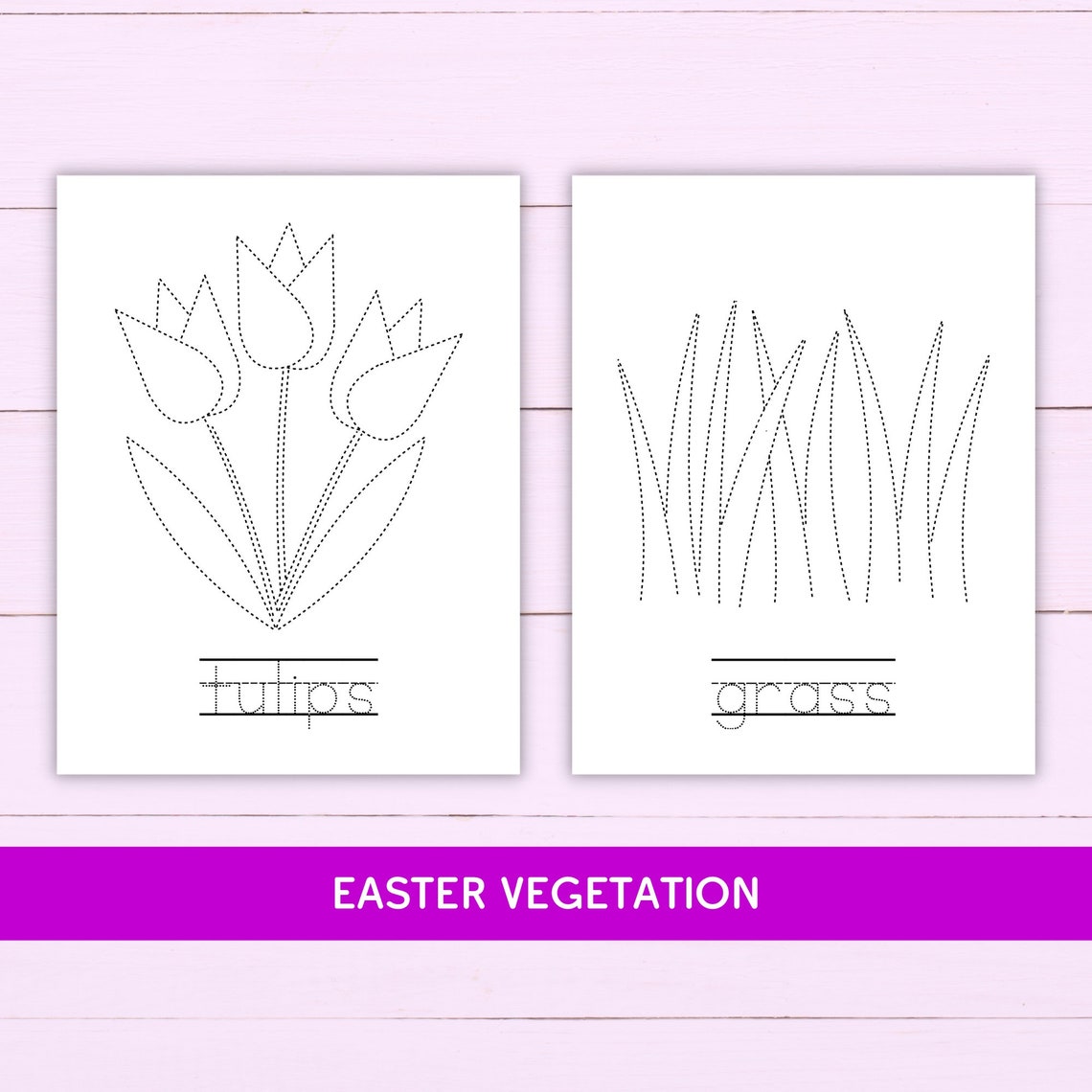 Printable Easter Tracing Sheets Tracing Worksheets for Preschool ...