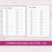 Printable 15-minute Schedule Planner - Editable Instant Download ...