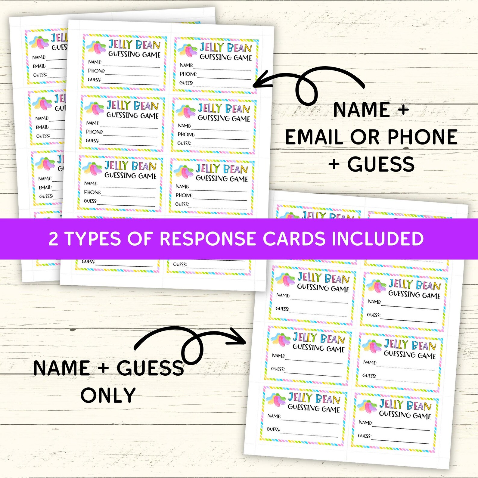 Jelly Bean Guessing Game - Easter Guessing Jar Game - Easter Classroom ...