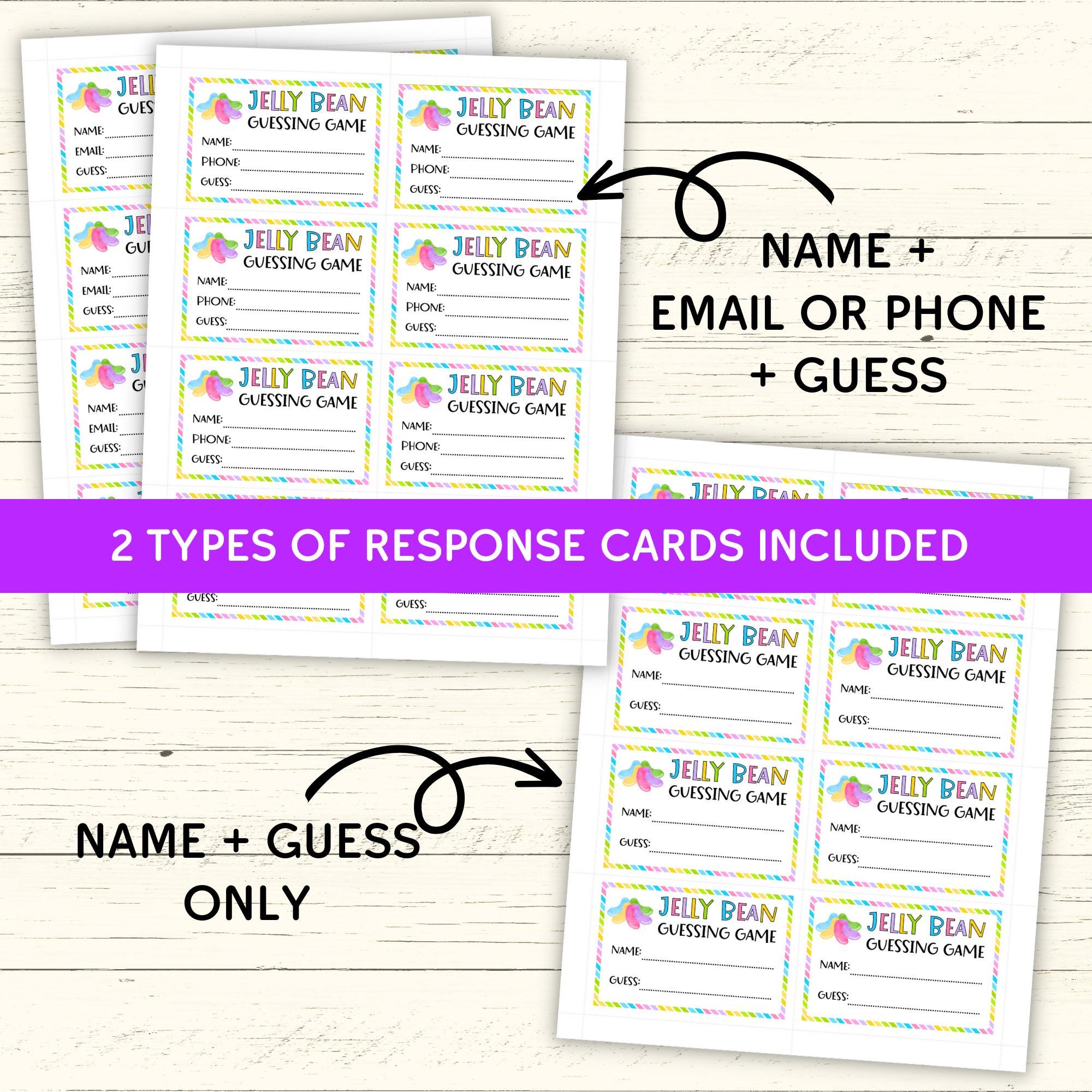 Jelly Bean Guessing Game - Easter Guessing Jar Game - Easter Classroom ...