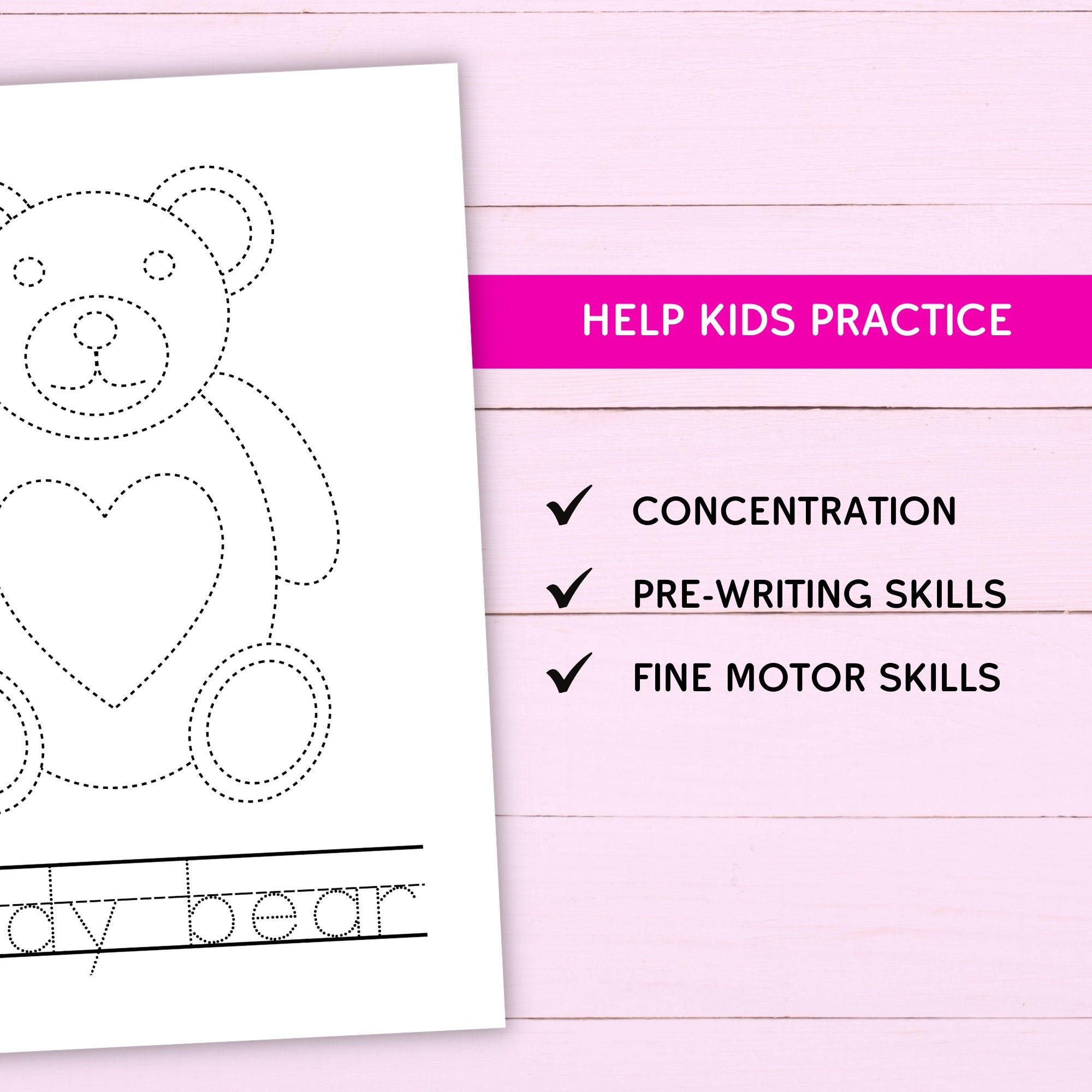 Printable Valentine's Day Tracing Sheets - Tracing Worksheets for ...