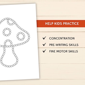 Fall Q-tip Tracing Sheets - Printable Preschool Worksheets for Fine ...