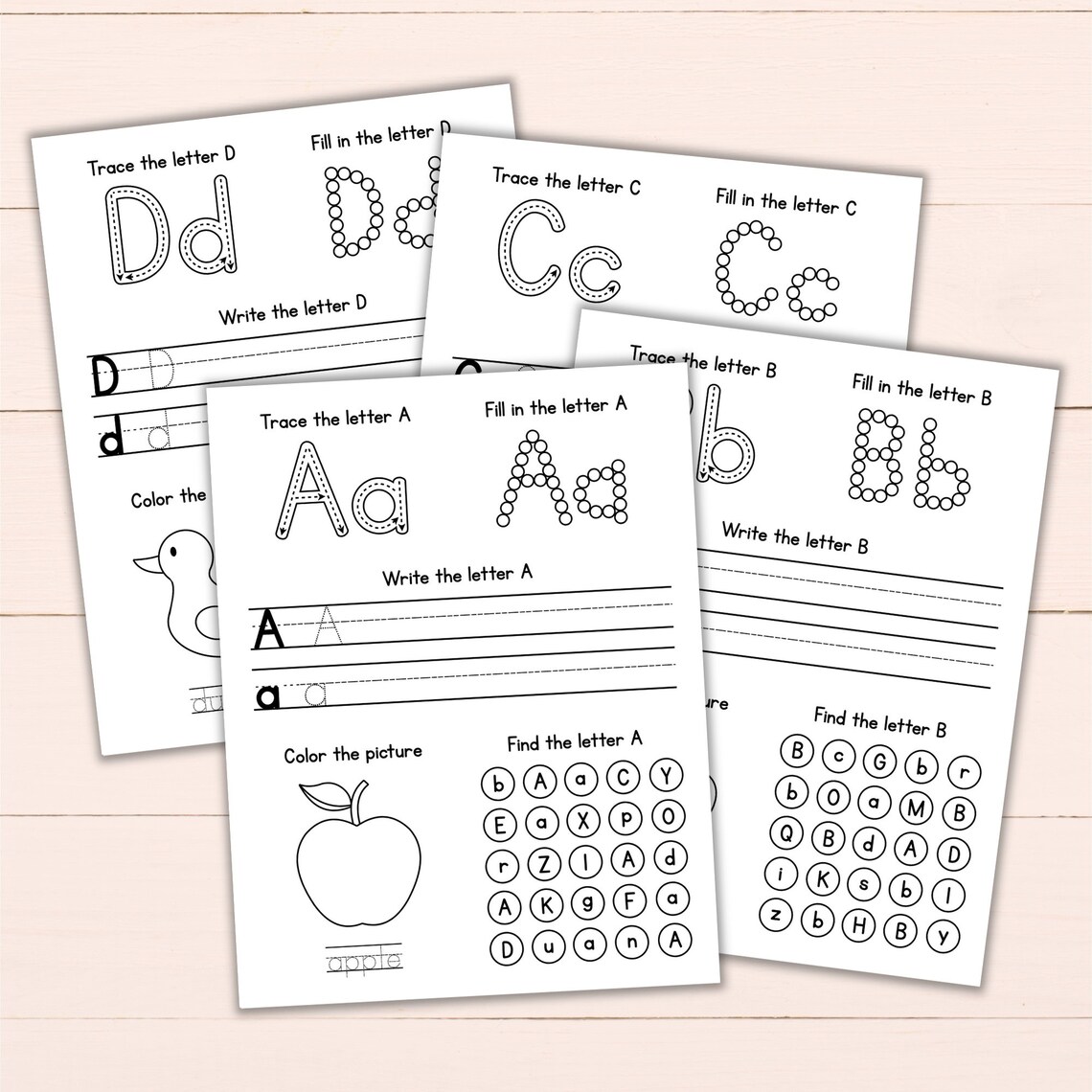 Alphabet Review Printable - Alphabet Revision Sheets - Letters ...