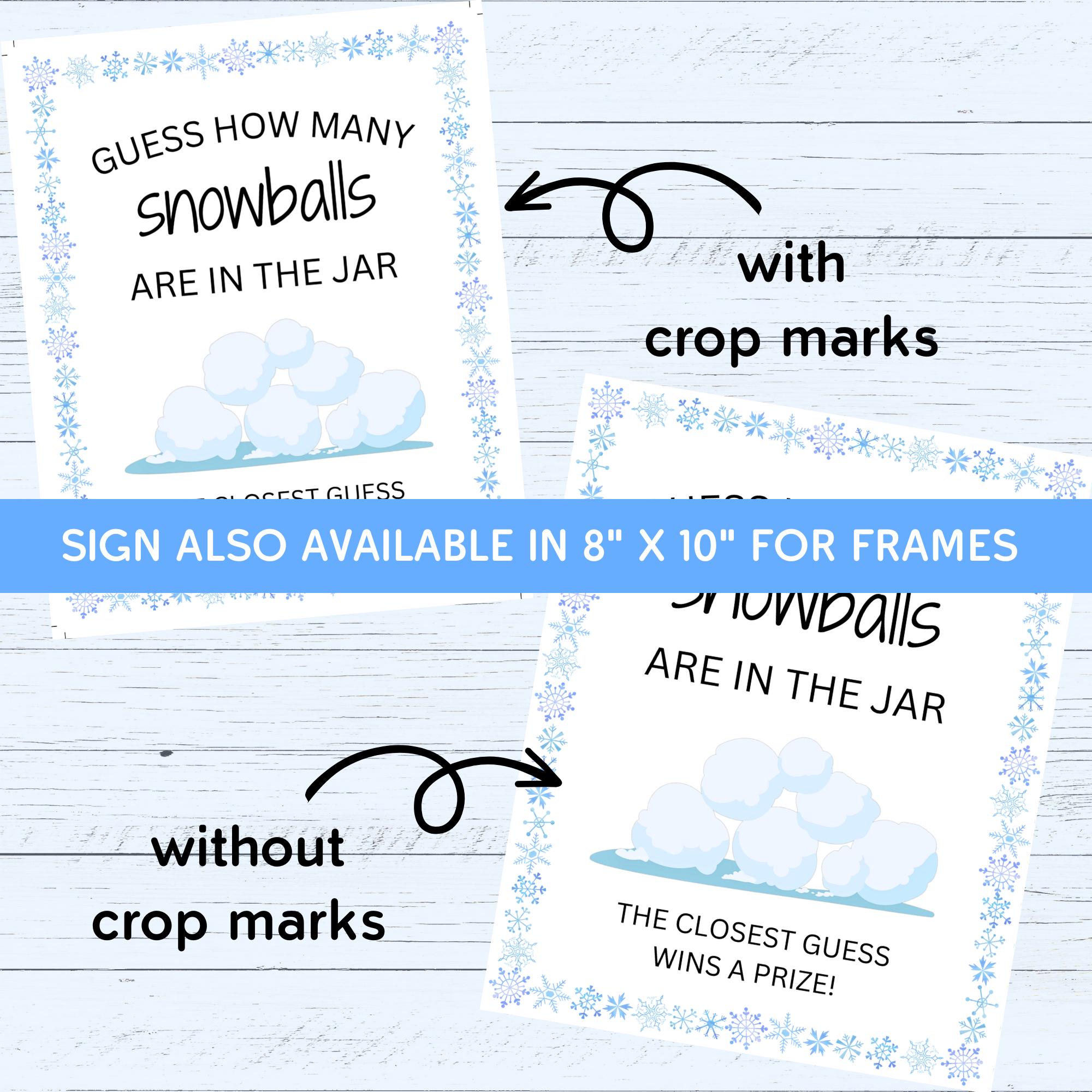 Snowball Guessing Game - Snowball Guessing Jar Game - Winter Guess How ...