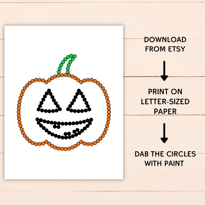 Halloween Q-tip Tracing Sheets - Printable Preschool Worksheets for ...