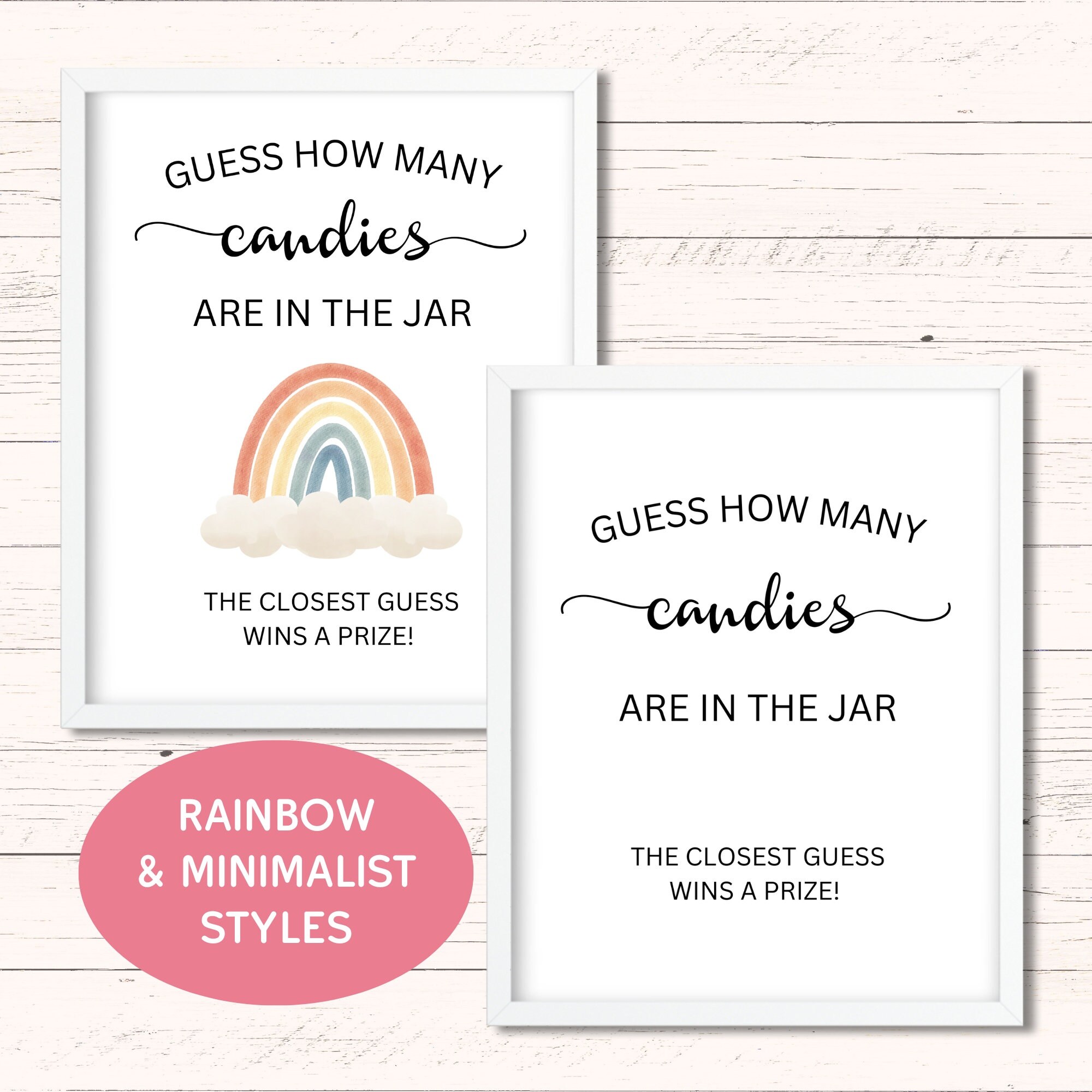 Guess How Many Candies Game - Candy Guessing Game - How Many Candies ...