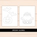 Printable Halloween Trace & Color Sheets Tracing Worksheets for ...