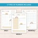 Printable Boho Daily Weekly Monthly Planner Page Bundle With Bonus To ...