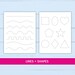 41-PAGE BUNDLE - Cutting Practice & Tracing Worksheets - Beginning ...