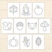 Fall Q-tip Tracing Sheets - Printable Preschool Worksheets for Fine ...