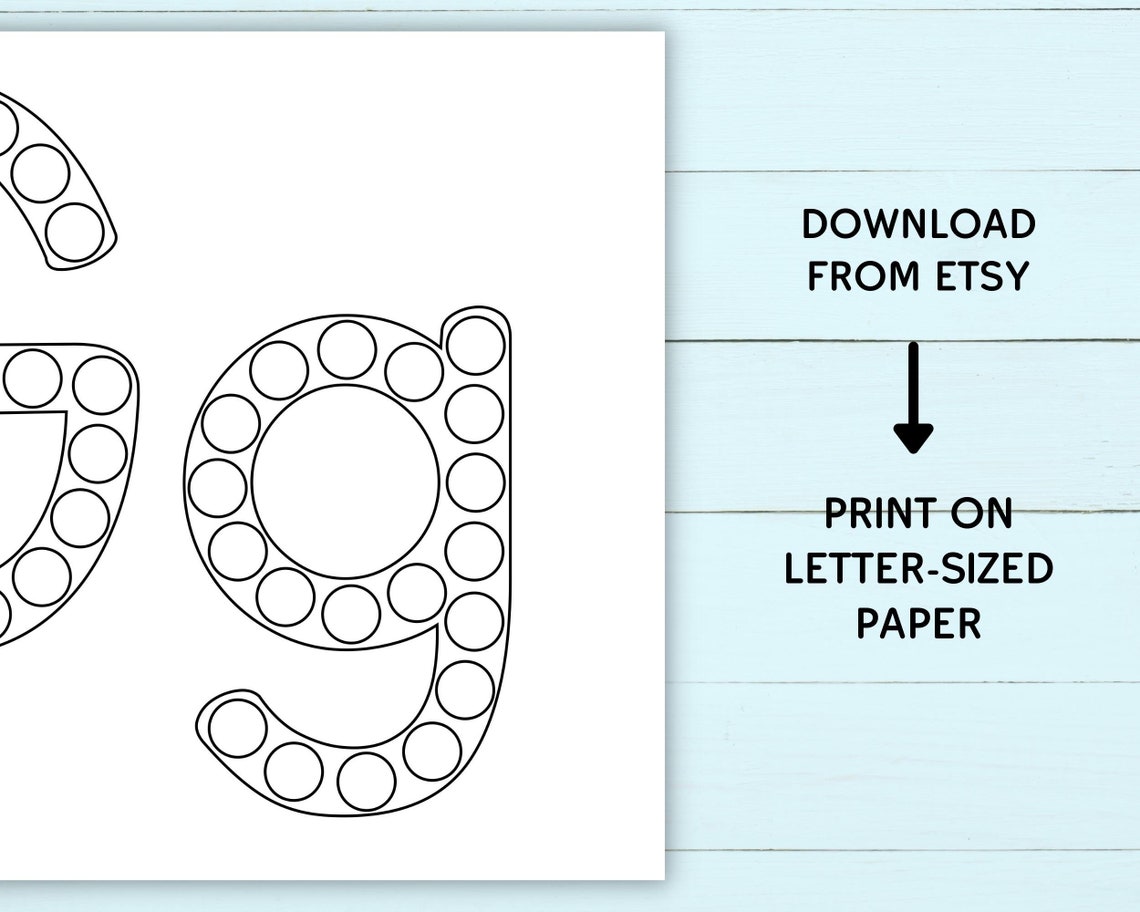 Printable Alphabet Dot Marker Pages Alphabet Do-at-dot Worksheets ...