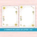 Cute Printable Baby Stationery - Digital Note Paper - Instant Download ...