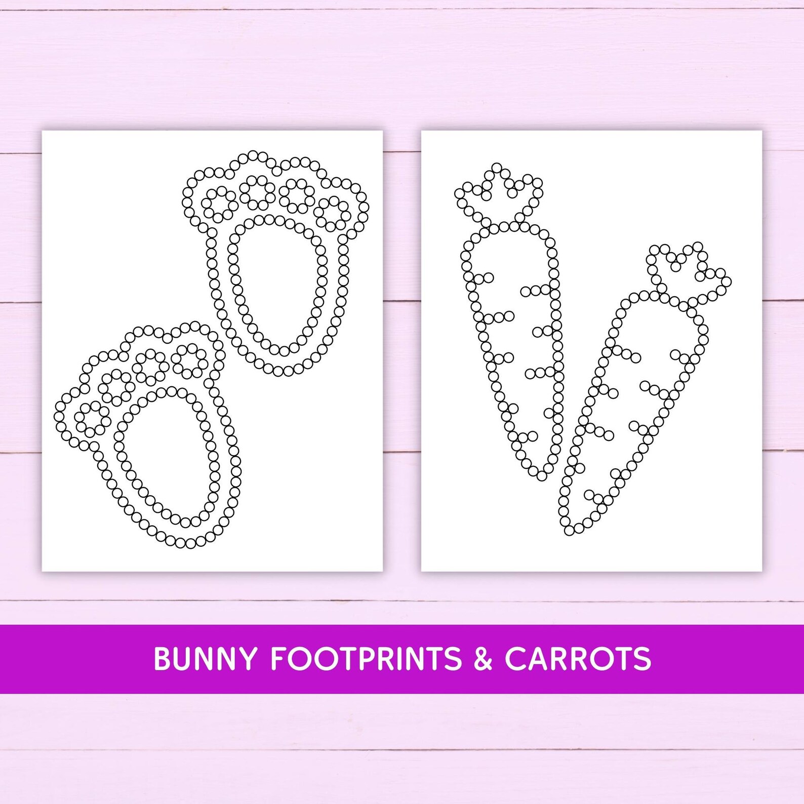 Easter Q-tip Tracing Sheets Printable Preschool Worksheets for Fine ...