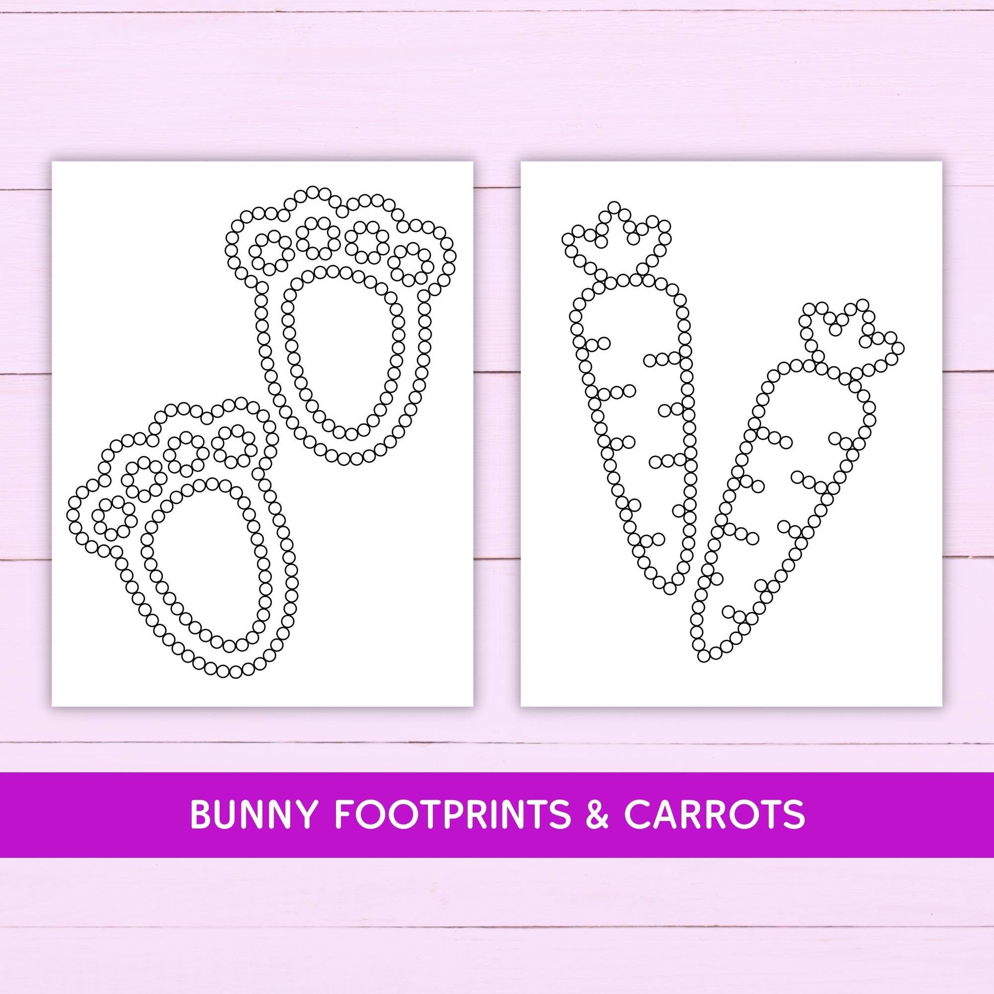 Easter Q-tip Tracing Sheets Printable Preschool Worksheets for Fine ...