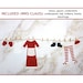 Printable Templates for Santa's Clothesline, Mrs Claus Clothesline ...